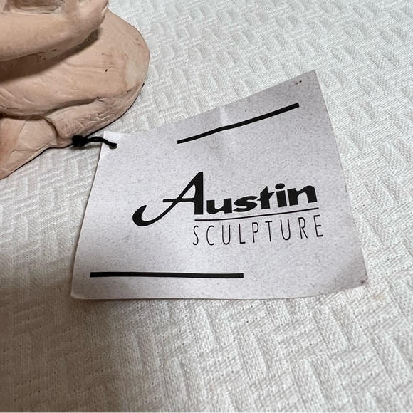 Austin Sculpture | Art | Vintage Austin Clay Sculpture Girl With Book ...